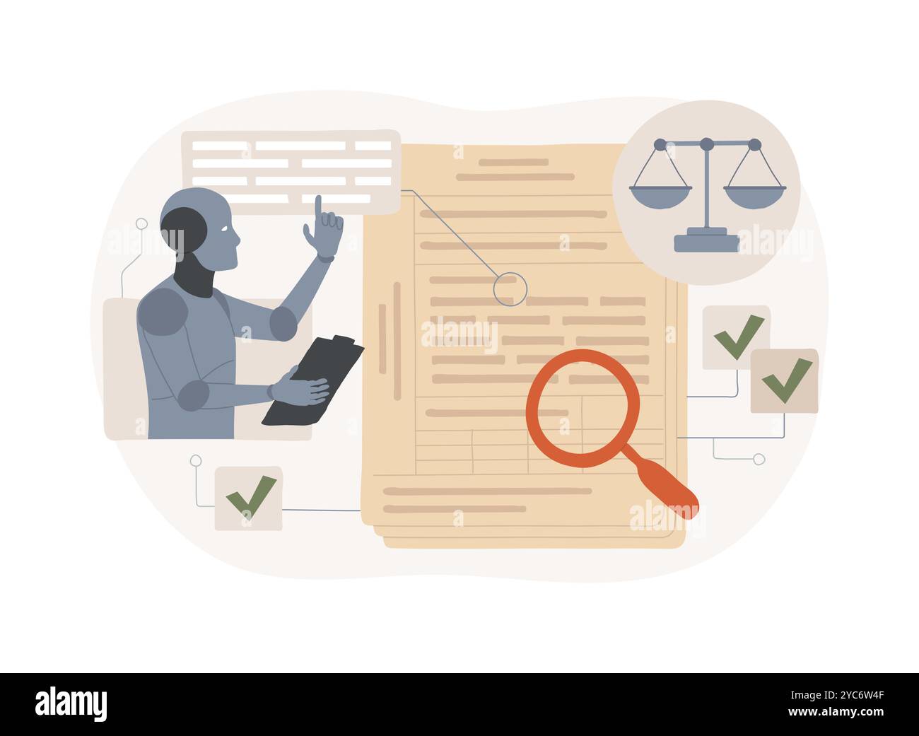 AI-Streamlined Due Diligence abstract concept vector illustration Stock Vector Image & Art - Alamy