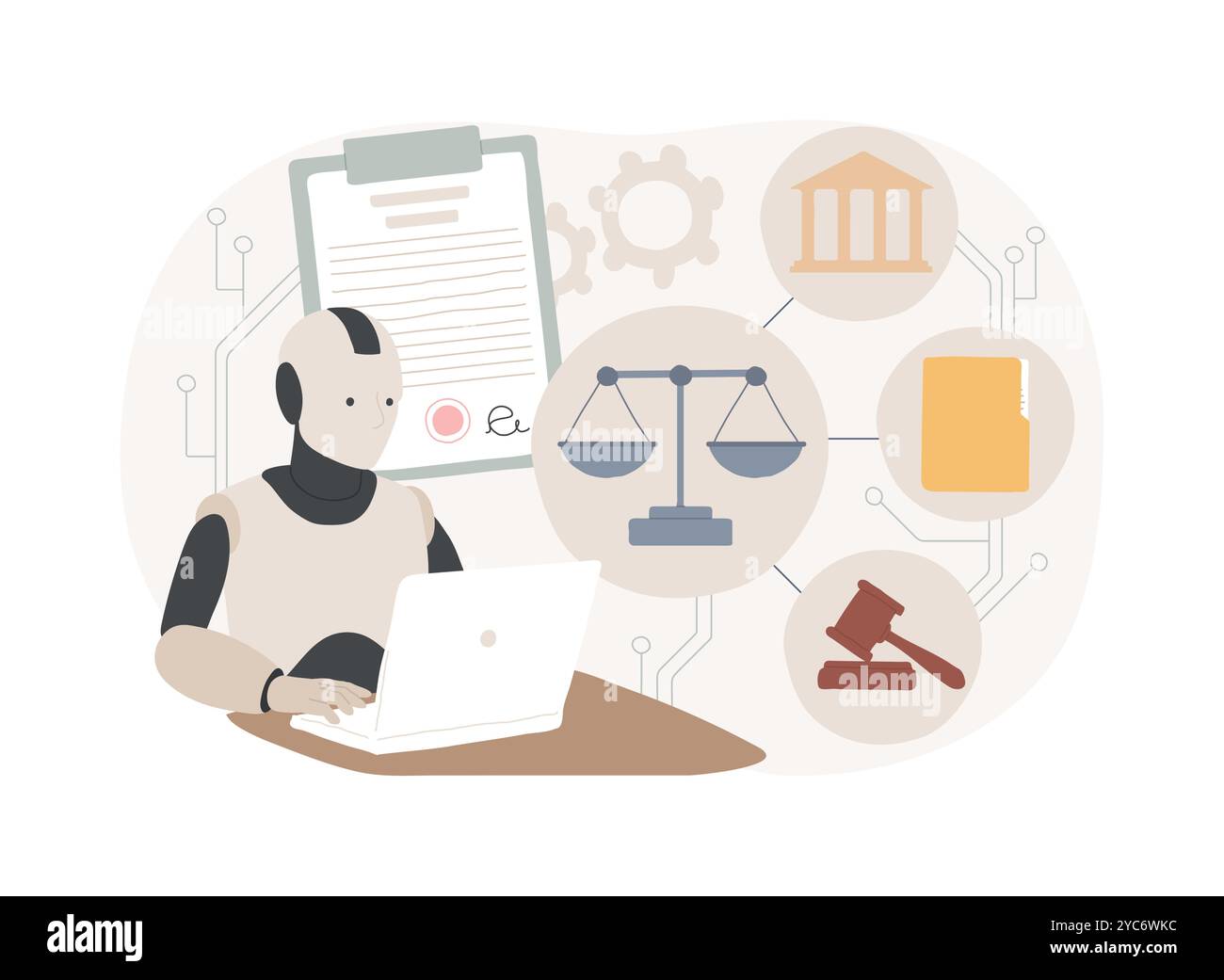 Ai assisted learning Stock Vector Images - Alamy