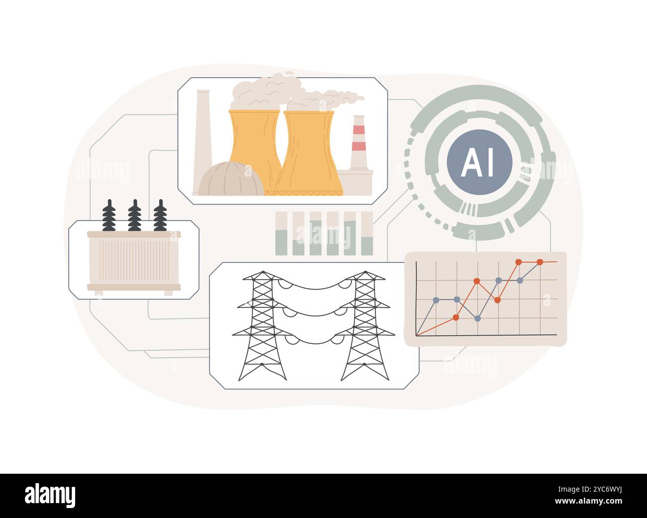 AI-Optimized Smart Grids abstract concept vector illustration Stock Vector Image & Art - Alamy