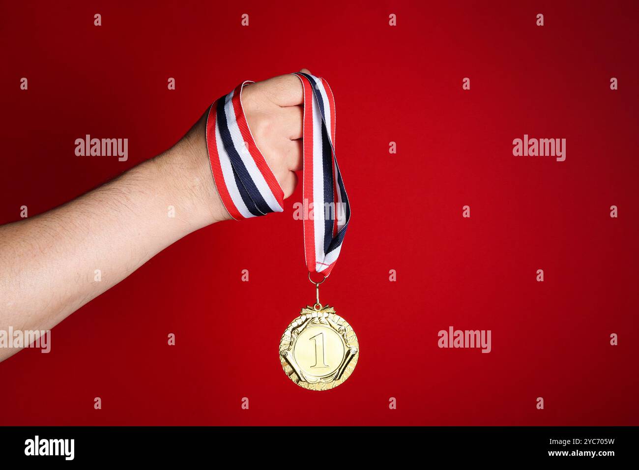 Medal ribbon man hi-res stock photography and images - Alamy