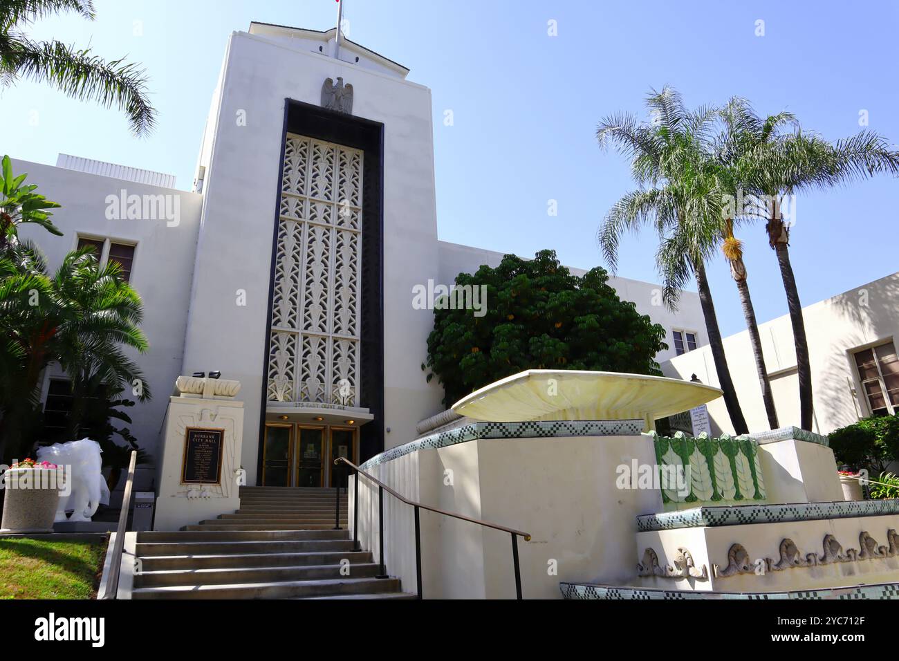 Burbank City Hall located at 275 E. Olive Ave, Burbank, California ...