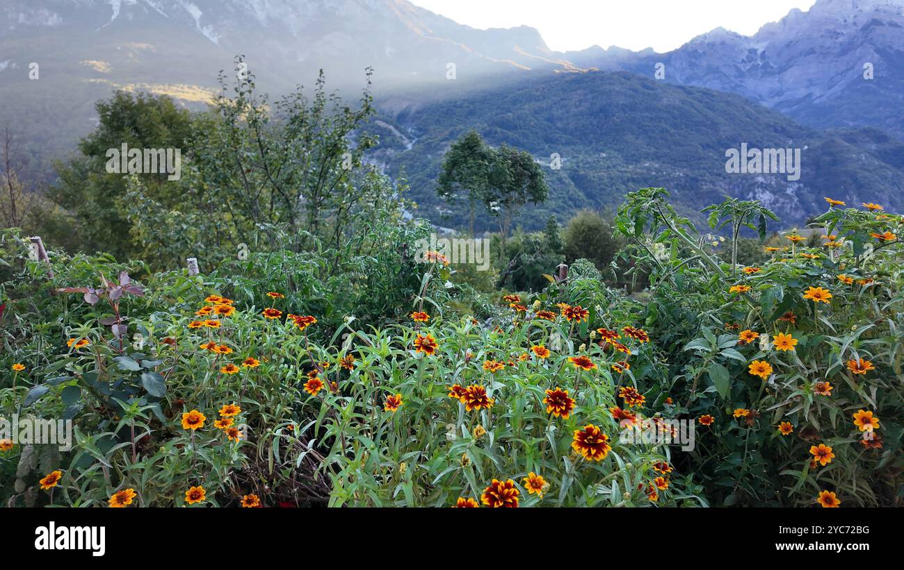 Theth Village in Albania is the highest point of the Albanian Alps ...