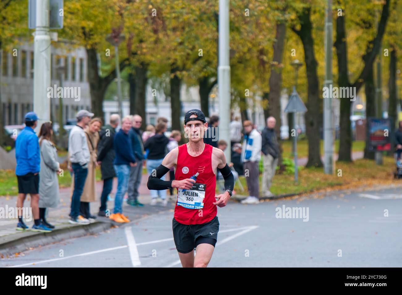 Julien Fournier At The TCS Marathon At Amsterdam The Netherlands 20-10 ...