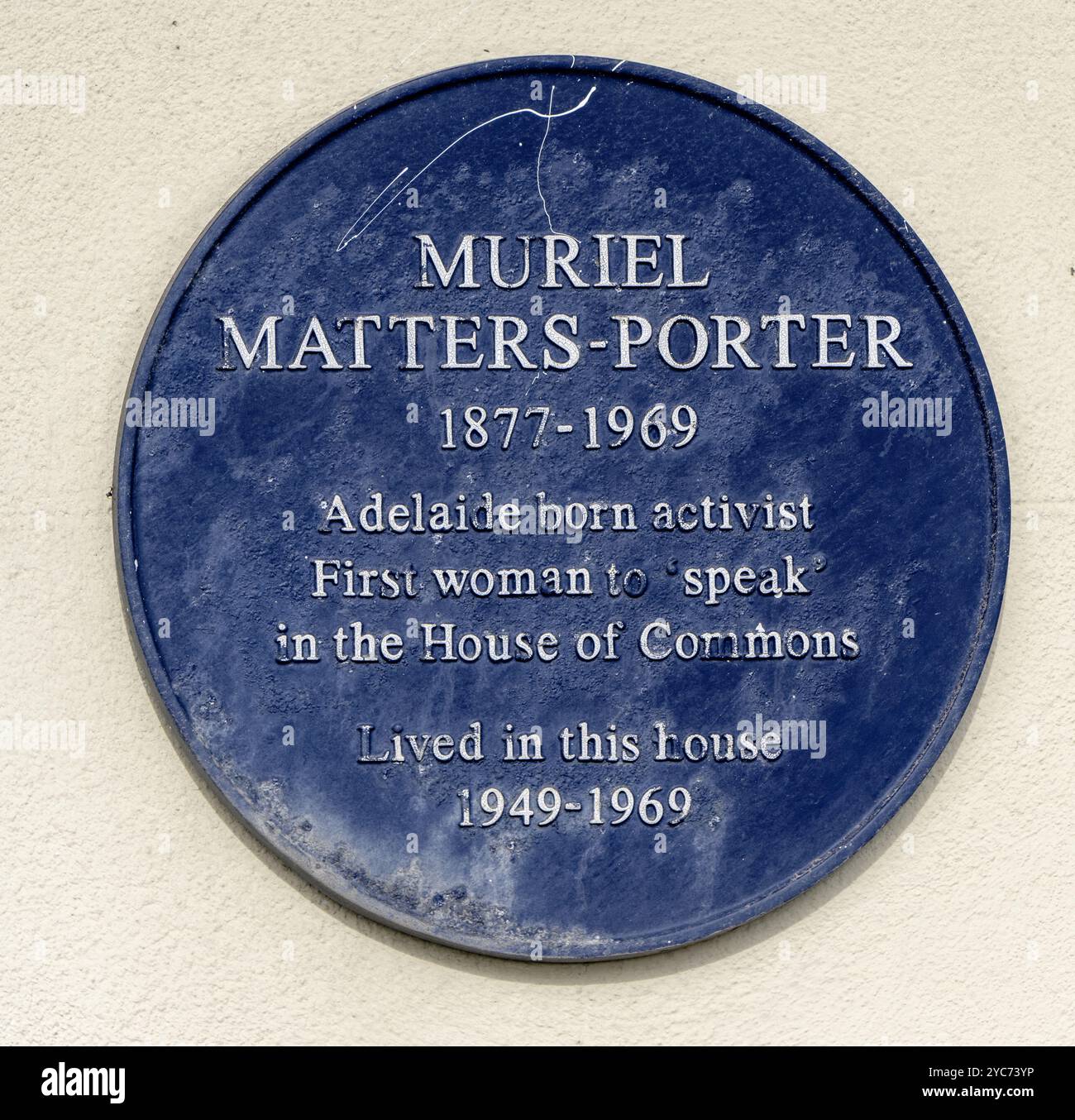 Heritage Blue Plaque at 7 Pelham Crescent, Hastings, East Sussex ...