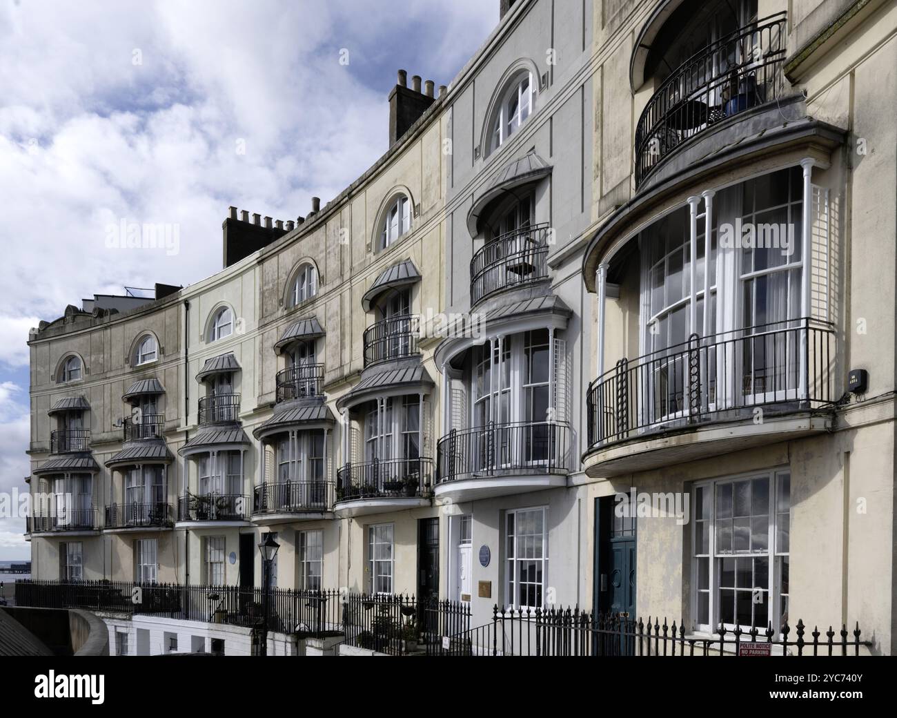 Pelham Crescent, Hastings, East Sussex, England, UK Stock Photo - Alamy