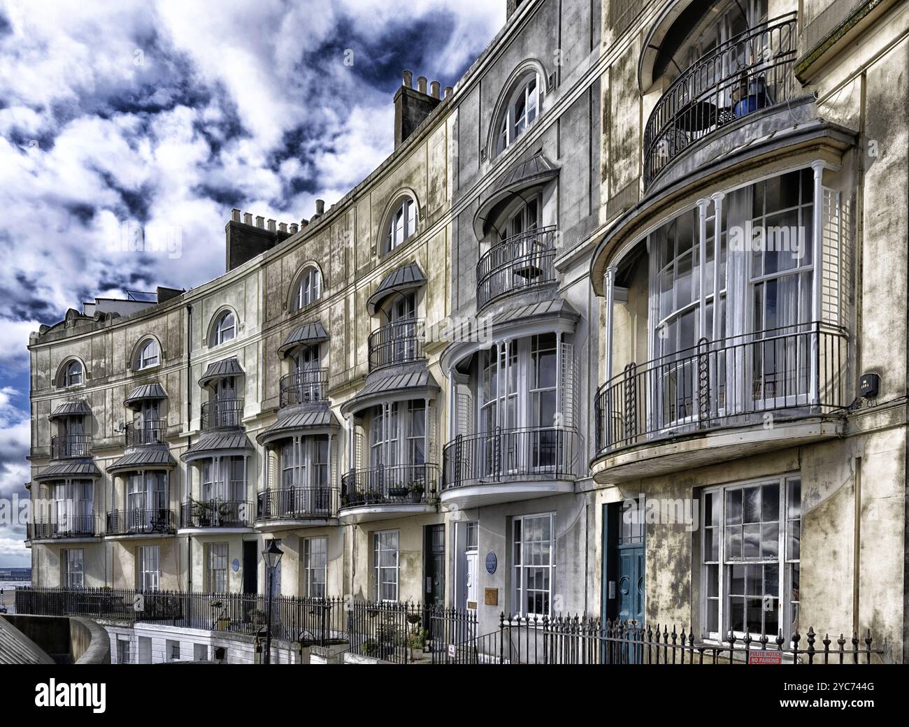 Pelham Crescent, Hastings, East Sussex, England, UK Stock Photo - Alamy