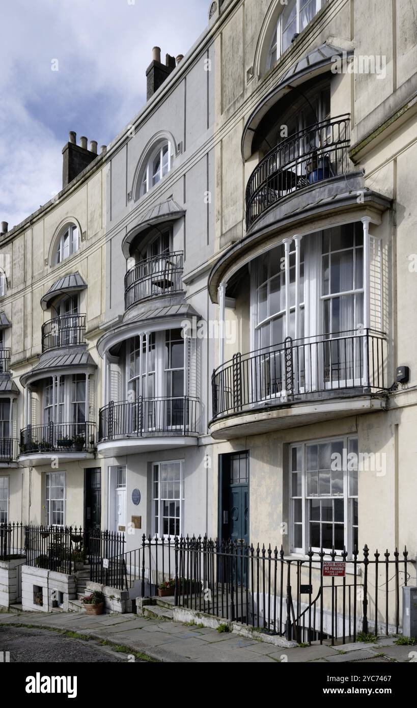 Pelham Crescent, Hastings, East Sussex, England, UK Stock Photo - Alamy