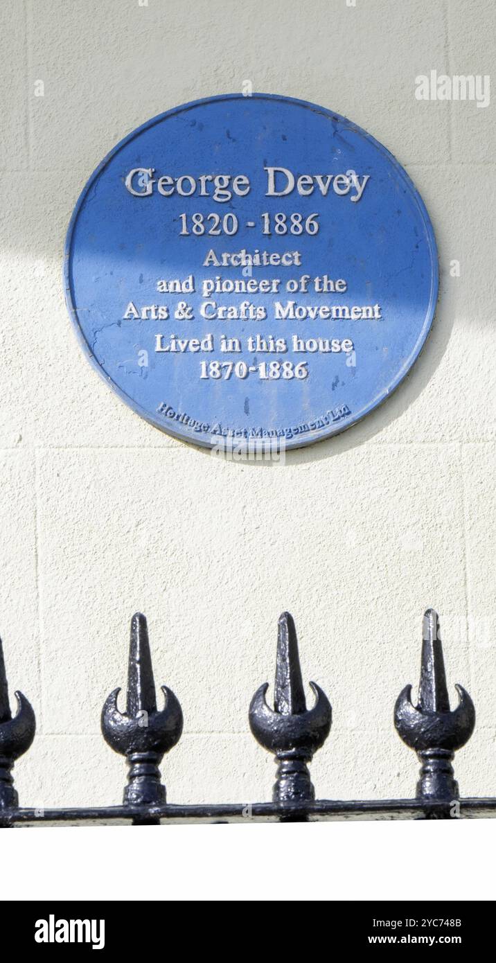 Heritage Blue Plaque at Pelham Crescent, Hastings, East Sussex, England ...