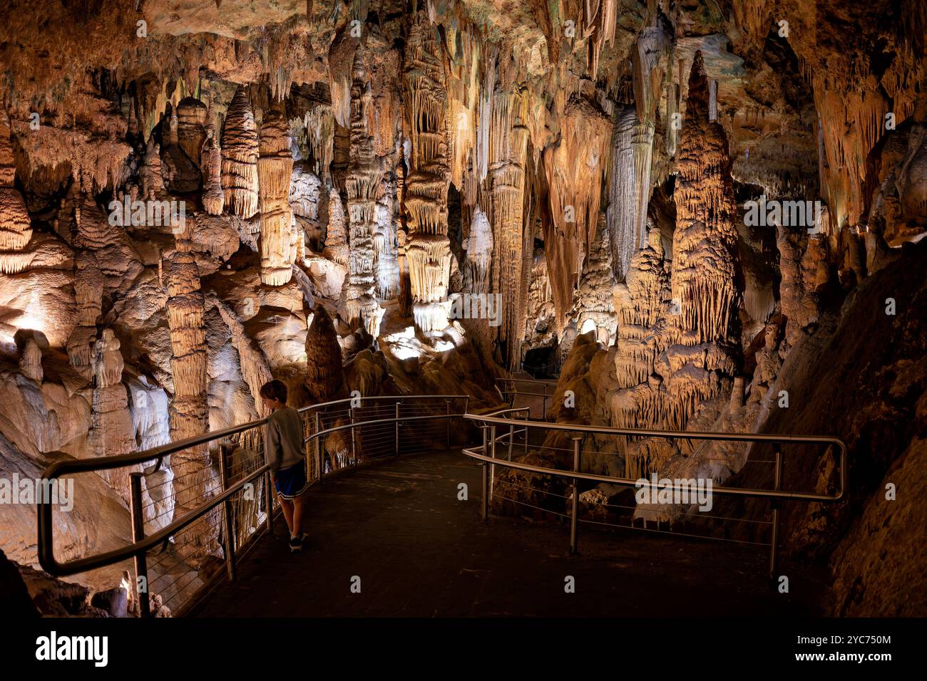 Stalactites columns in limestone hi-res stock photography and images ...