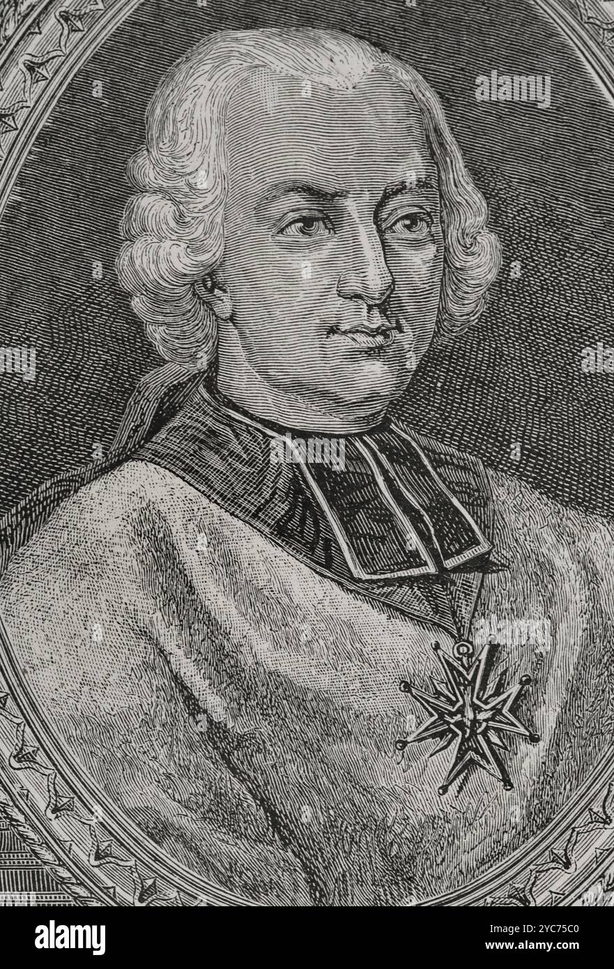 Louis-René de Rohan (Louis René Edouard de Rohan) (1734-1803). French ...