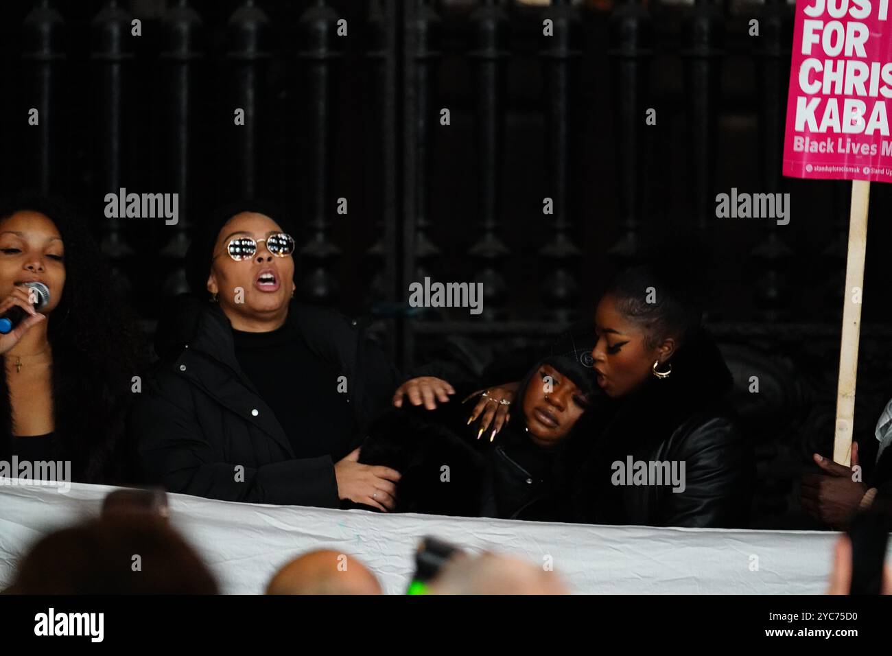 Temi Mawale (left), Kayza Rose (second left) and Sheeda Queen (second ...