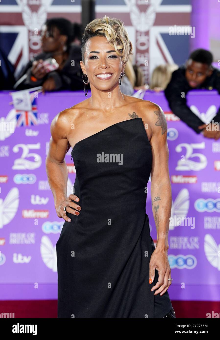 Dame Kelly Holmes attends the Pride of Britain Awards at the Grosvenor ...