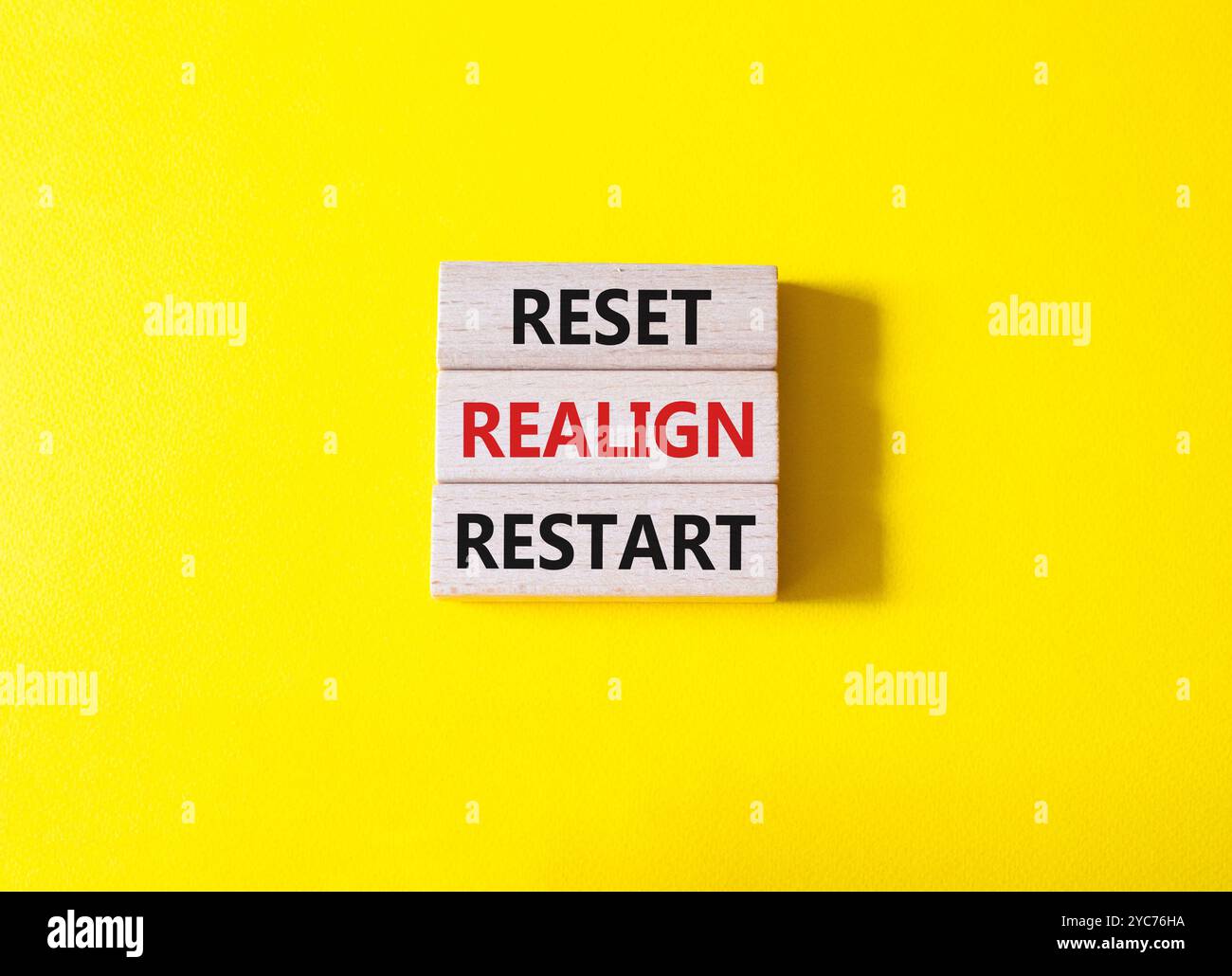 Reset Realign Restart symbol. Concept words Reset Realign Restart on ...