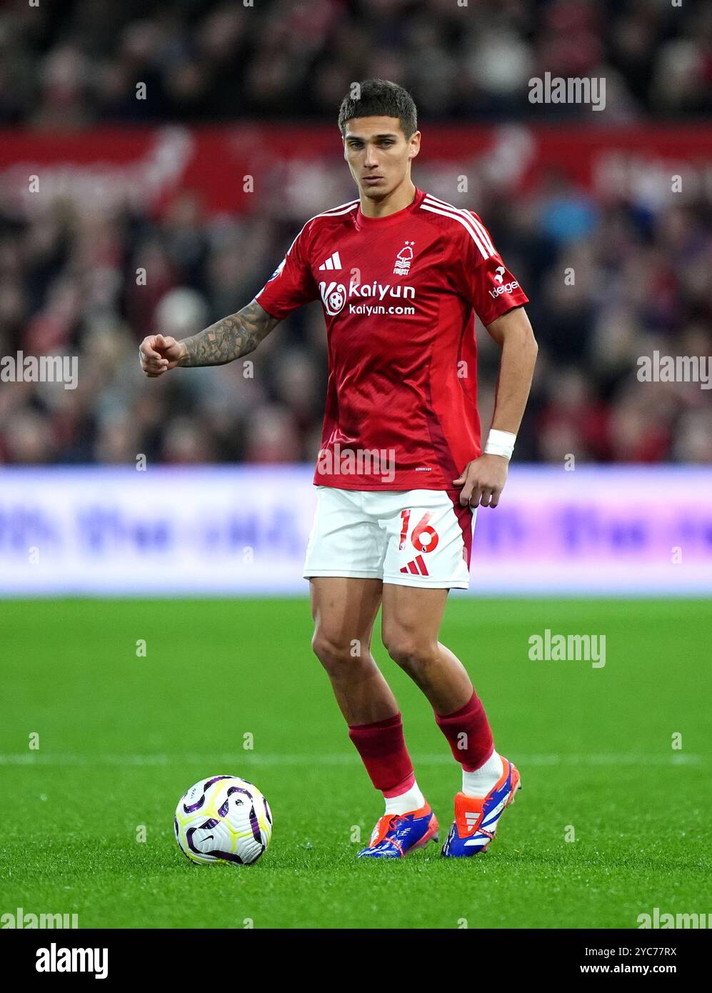 Nottingham Forest's Nicolas Dominguez during the Premier League match ...