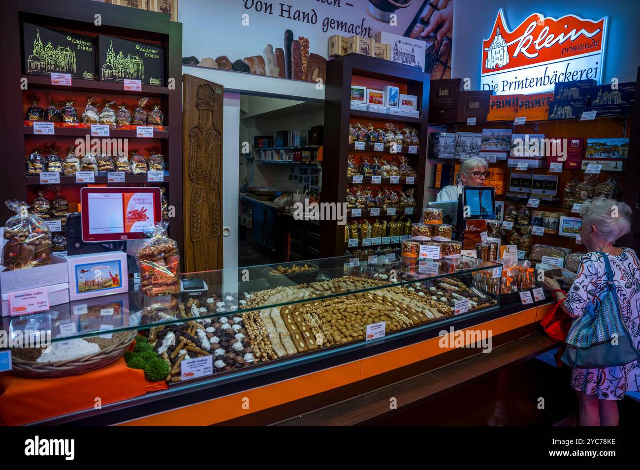 Aachener Printen store selling a type of German gingerbread that are ...