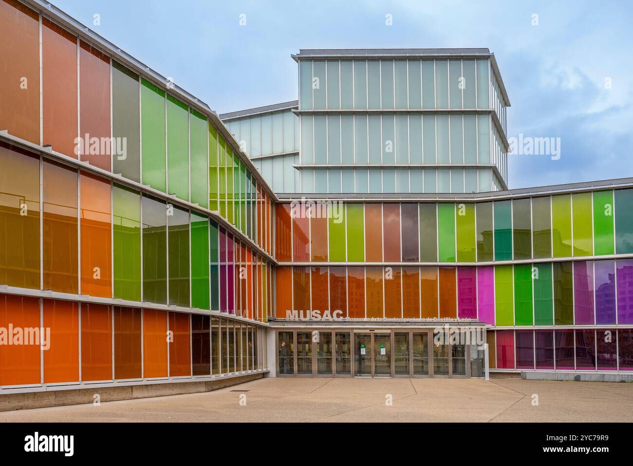 MUSAC Contemporary Art Museum, León, Castile and León, Spain Stock ...