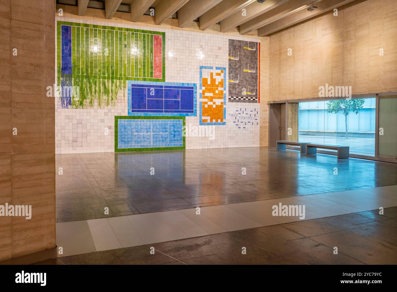 MUSAC Contemporary Art Museum, León, Castile and León, Spain Stock ...