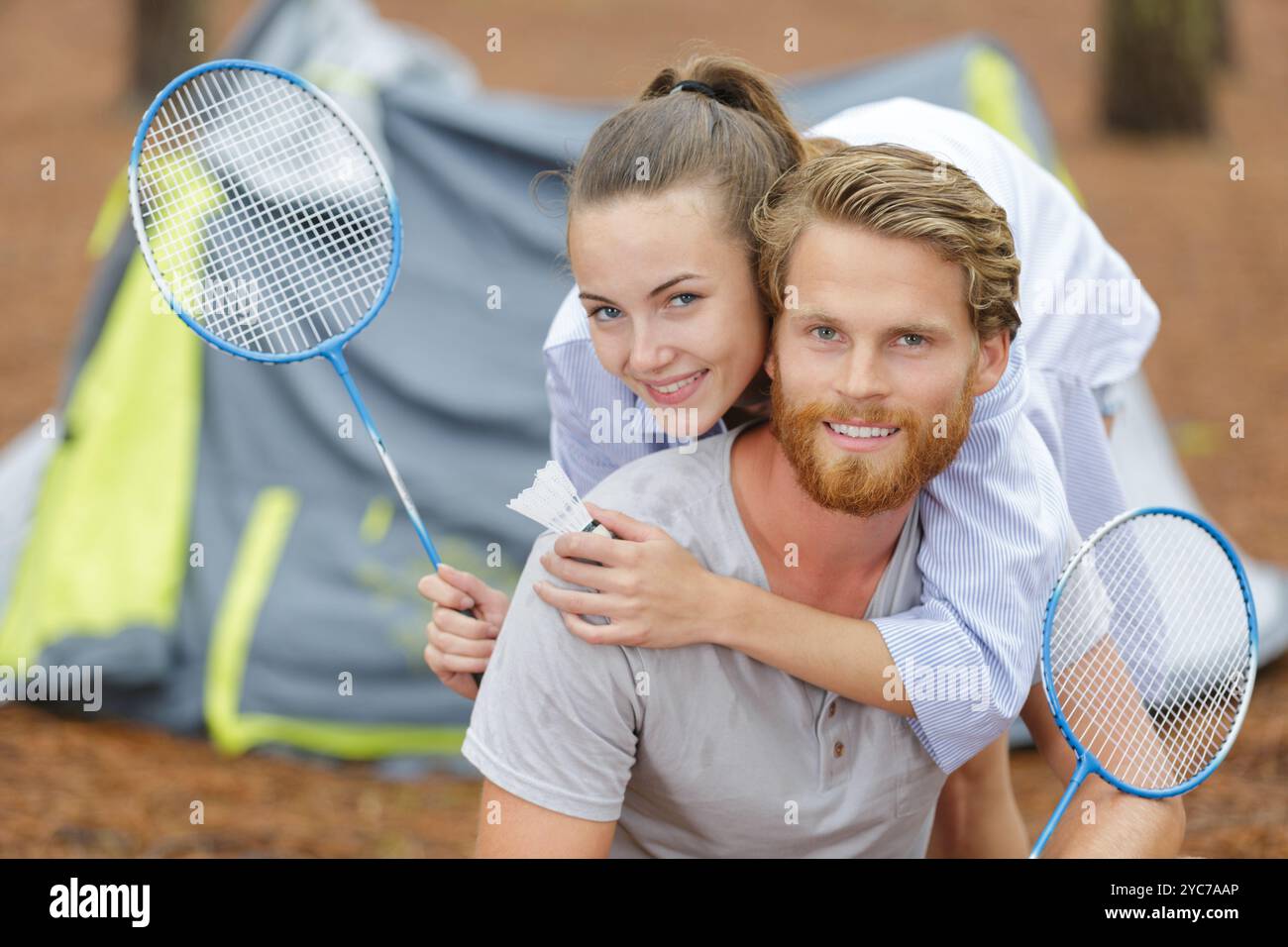 Young boy playing badminton in hi-res stock photography and images - Alamy