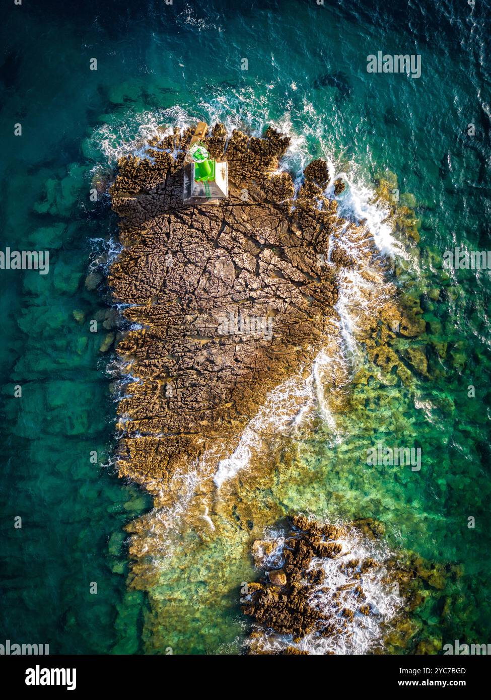 Punta planka lighthouse drone view hi-res stock photography and images ...