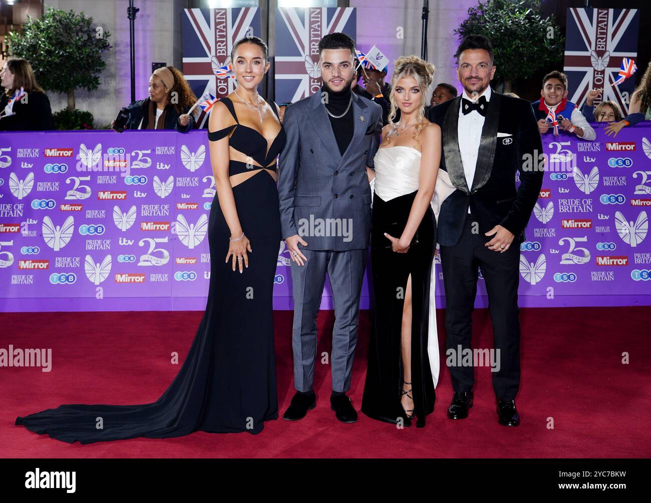 (left to right) Emily Andre, Junior Savva Andreas Andre, Princess Andre ...