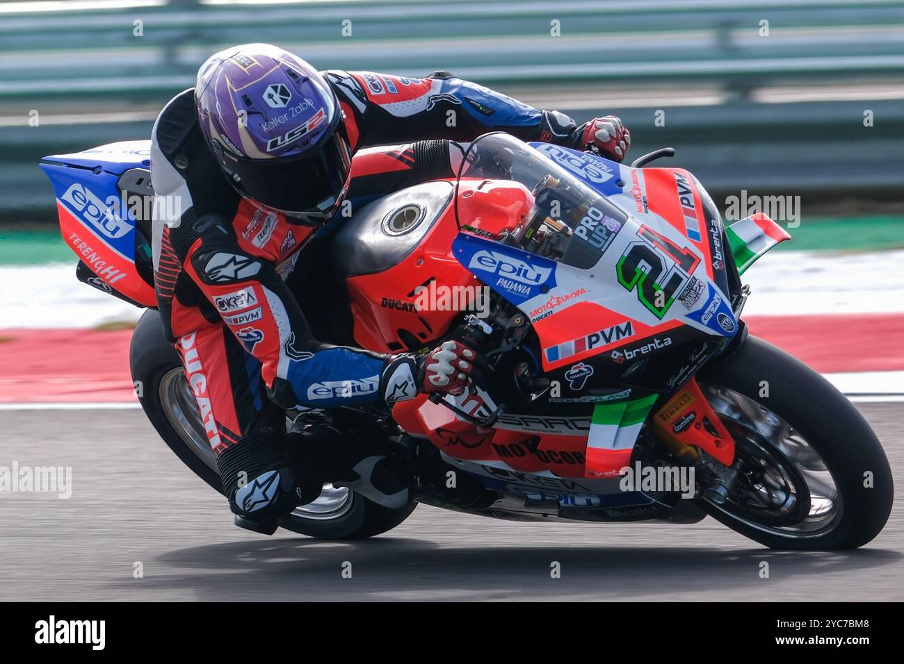 (21) Michael Ruben Rinaldi from Italy of Team Motocorsa Racing, rides ...