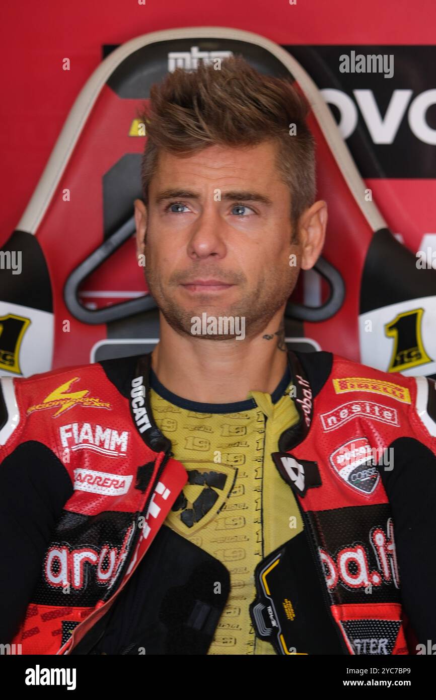 (1) Alvaro Bautista from Spain of Aruba.it Ducati Team, rides Ducati ...