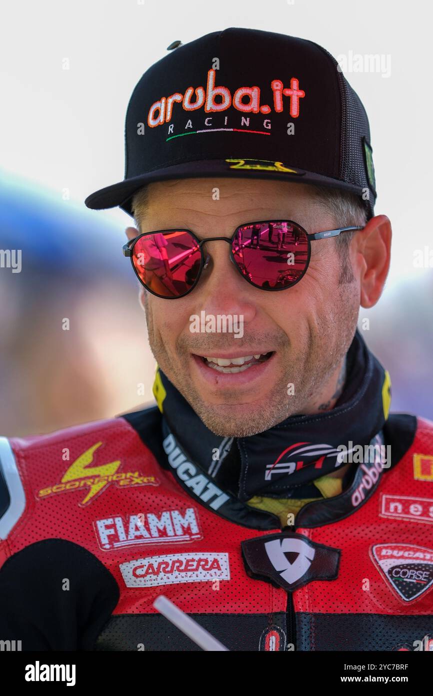(1) Alvaro Bautista from Spain of Aruba.it Ducati Team, rides Ducati ...