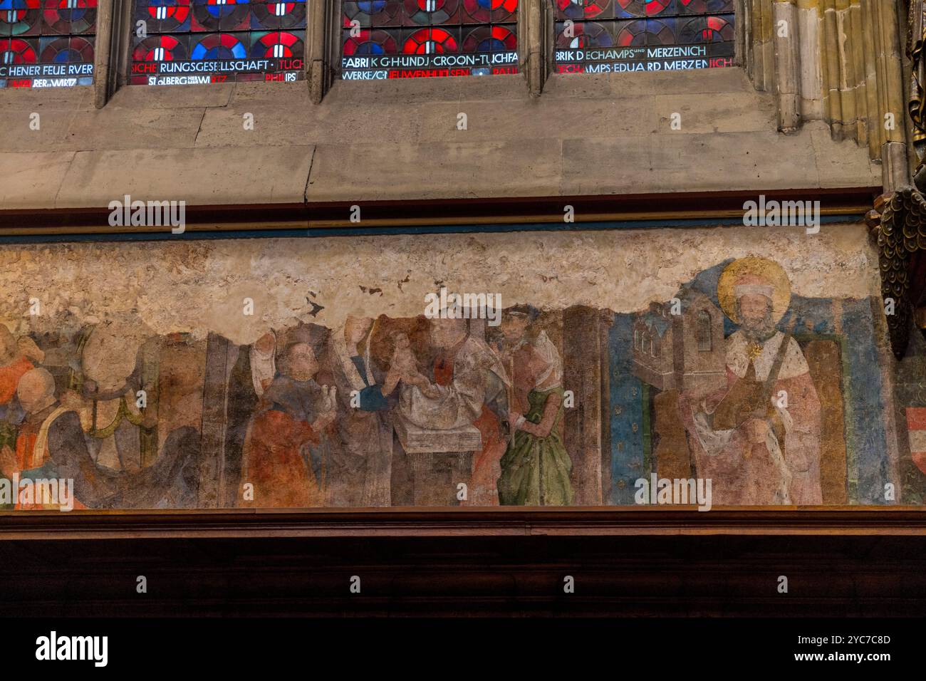 Newly discovered frescoes in the Aachen Cathedral (UNESCO’s World ...