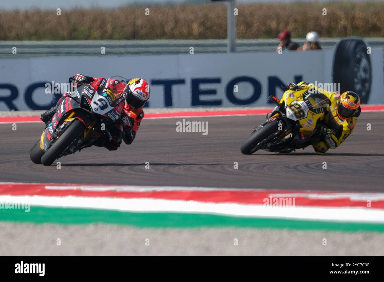 (9) Danilo Petrucci from Italy of Brani Spark Racing Team, rides Ducati ...