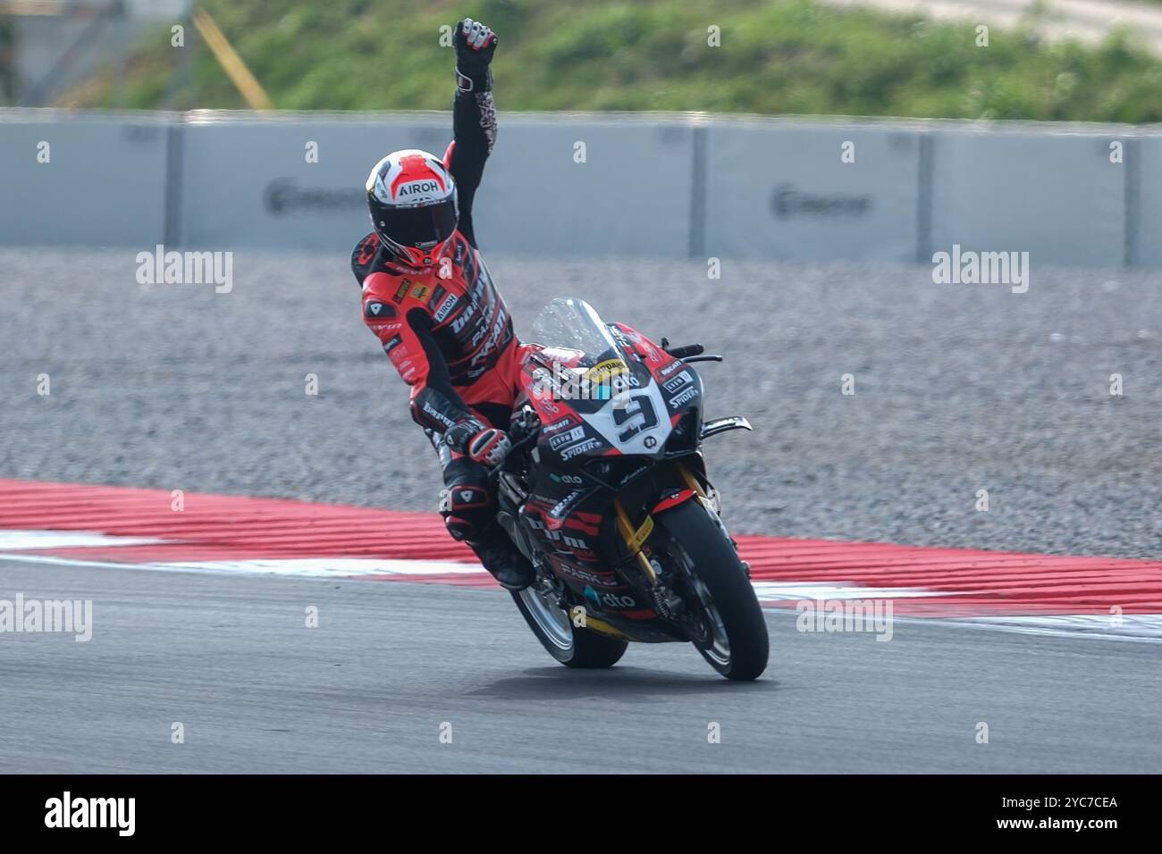 (9) Danilo Petrucci from Italy of Brani Spark Racing Team, rides Ducati ...