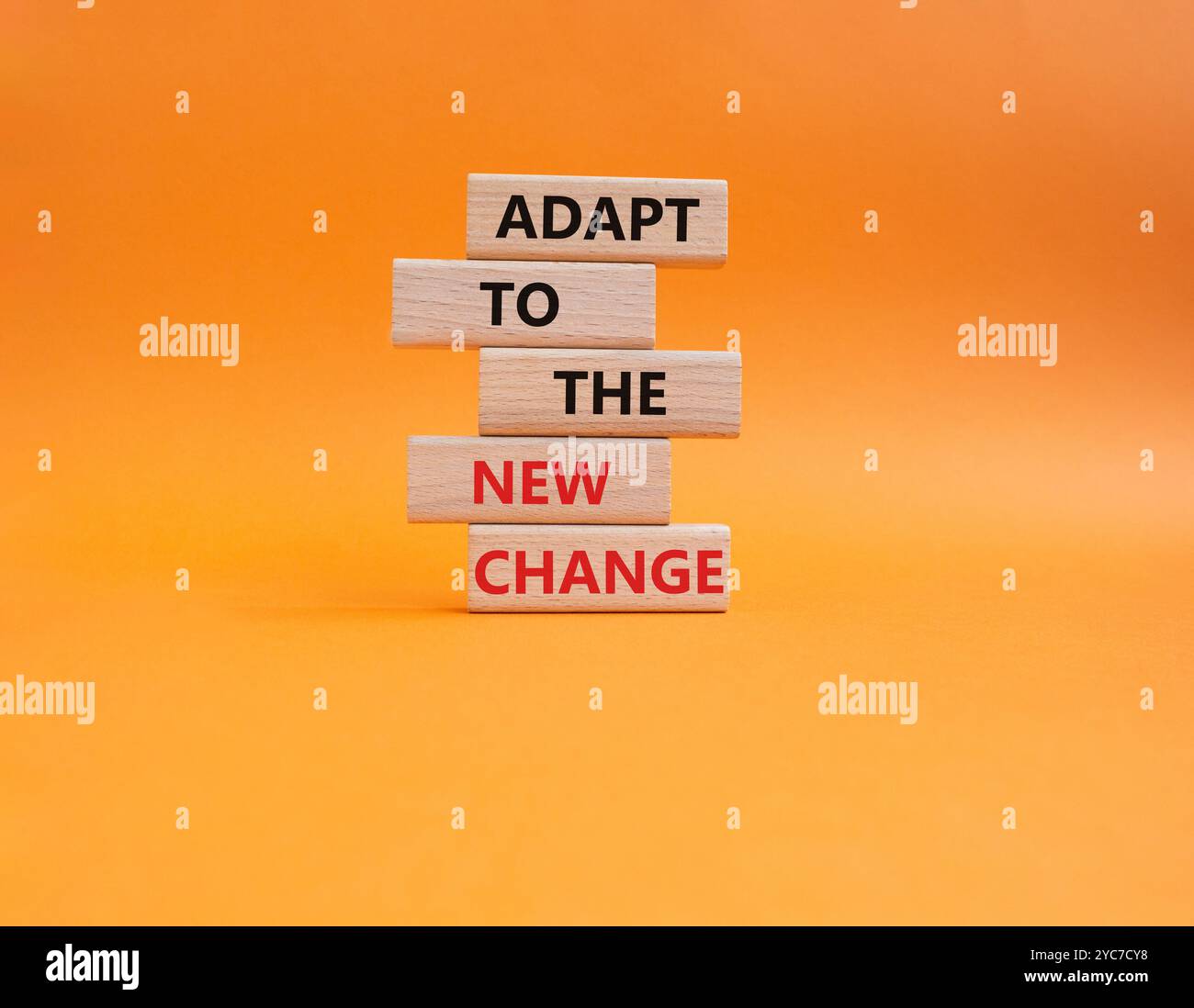Manage and Adapt to Changes symbol. Wooden blocks with words Manage and ...