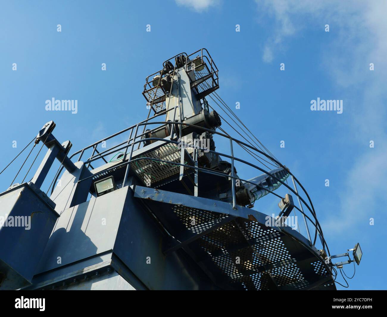 The crane jib is a testament to the power and precision with which ...