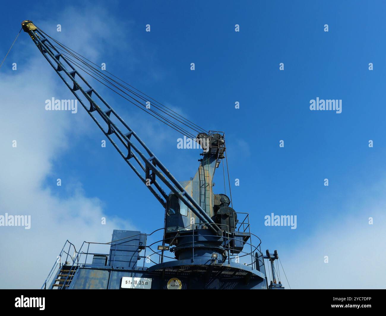 The crane jib is a testament to the power and precision with which ...