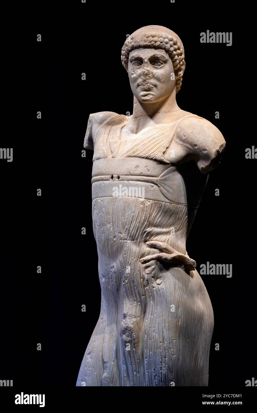 Youth of Motya, 5th century BC, Motya Museum, Motya island, Marsala ...