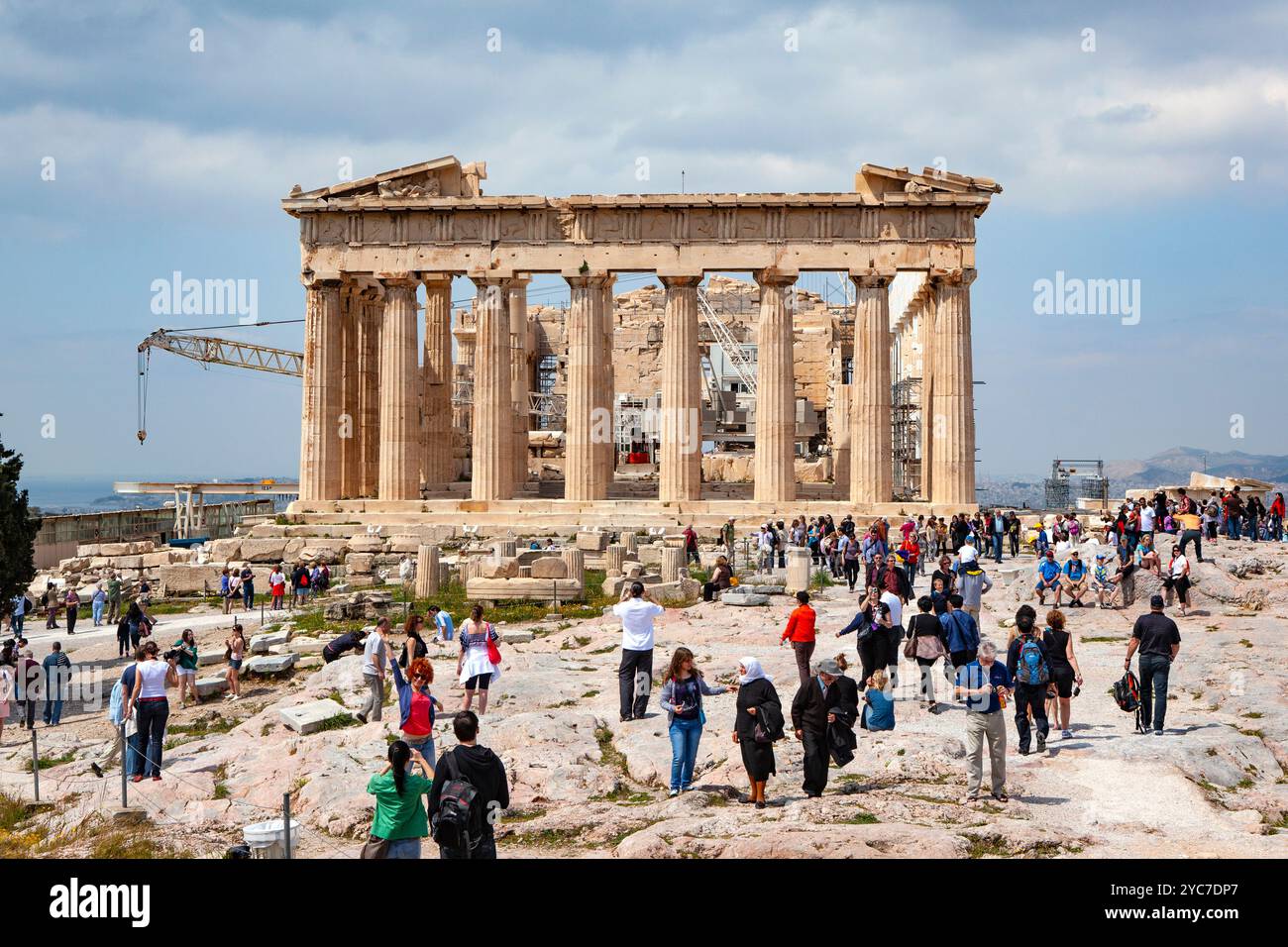 The Parthenon, Παρθενώνας, Acropolis of Athens. Athens, Greece Stock Photo - Alamy