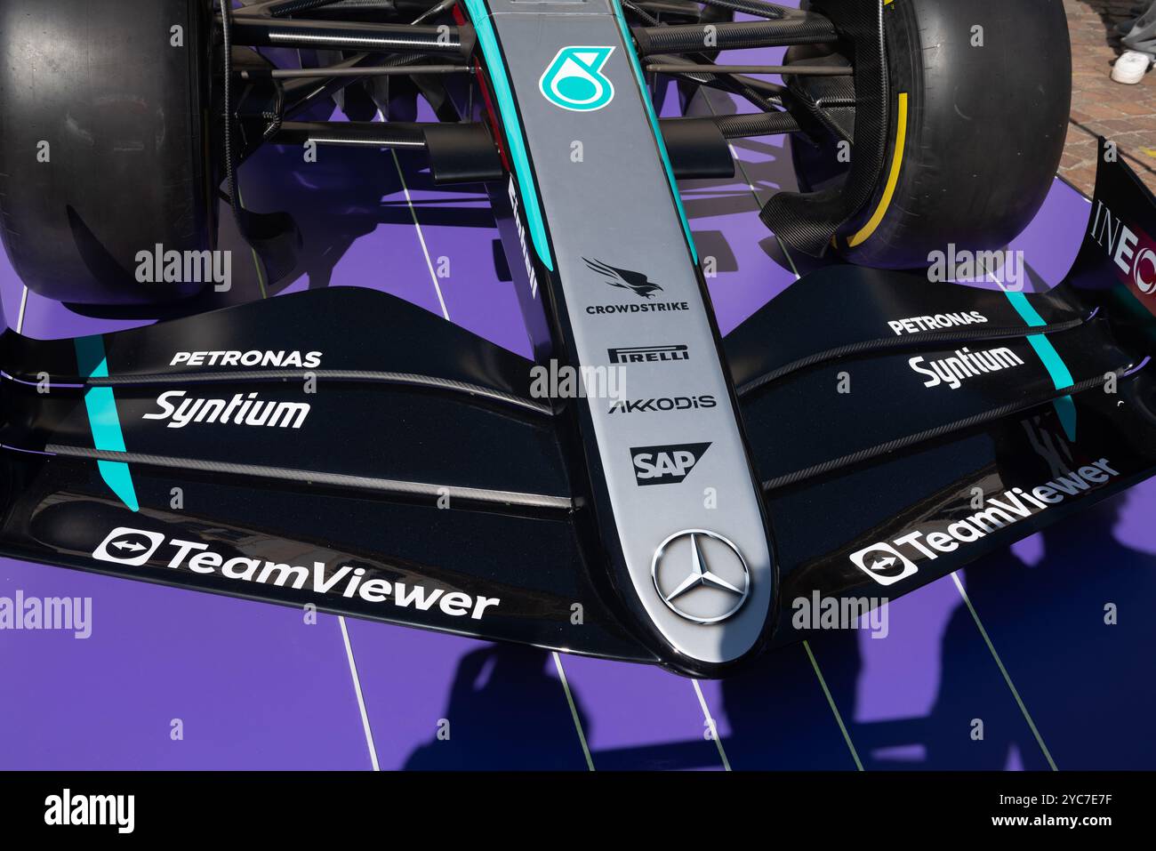 particular car of the formula one team Mercedes, AMG PETRONAS, F1, one ...