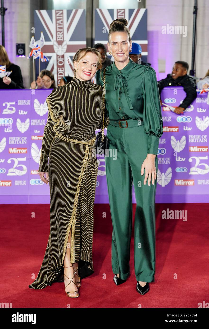 Shelly Unitt (left) and Jill Scott attend the Pride of Britain Awards ...