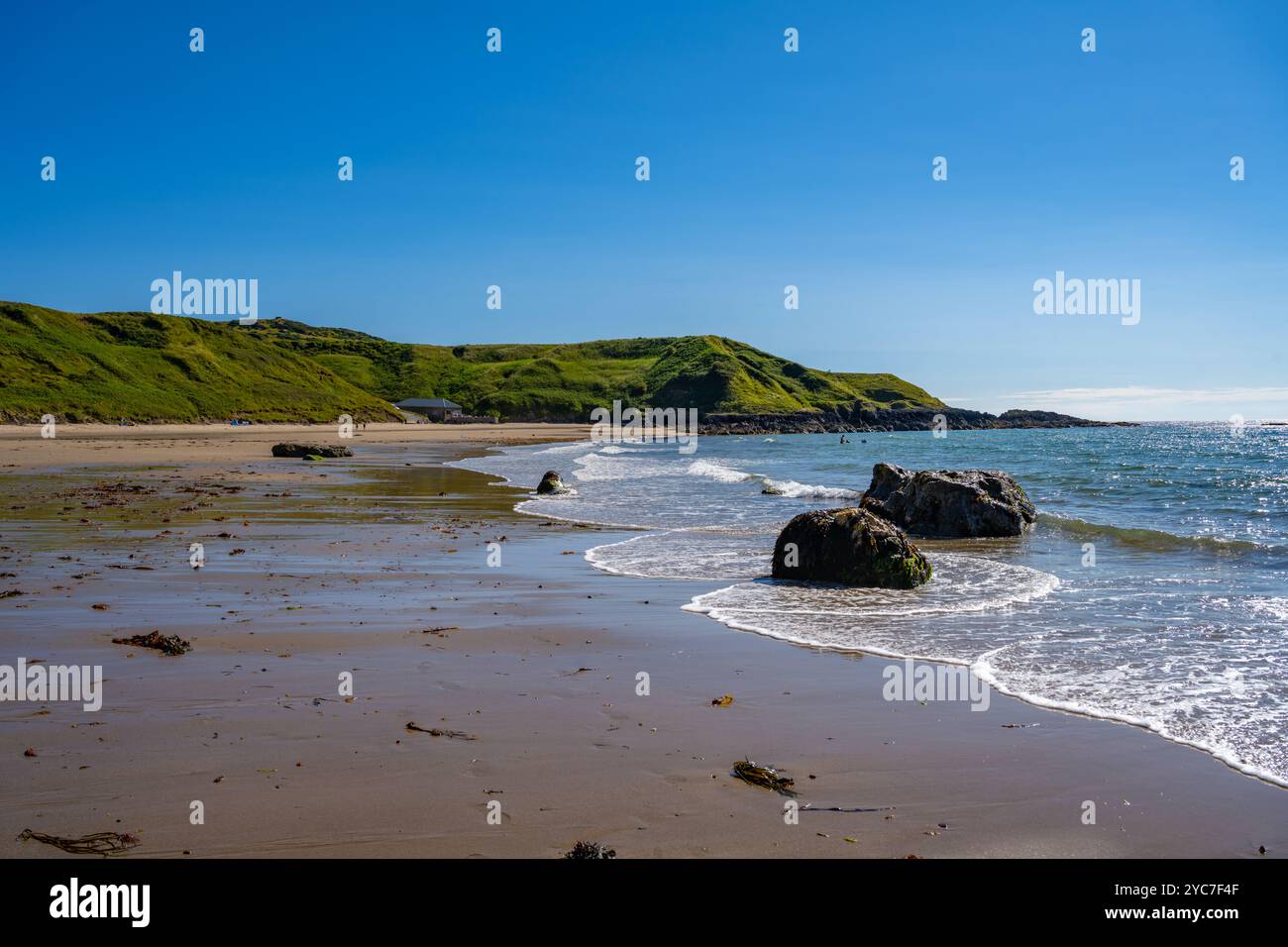 Traeth Porthnor Also known as whispering sands on the Llyn Peninsula ...