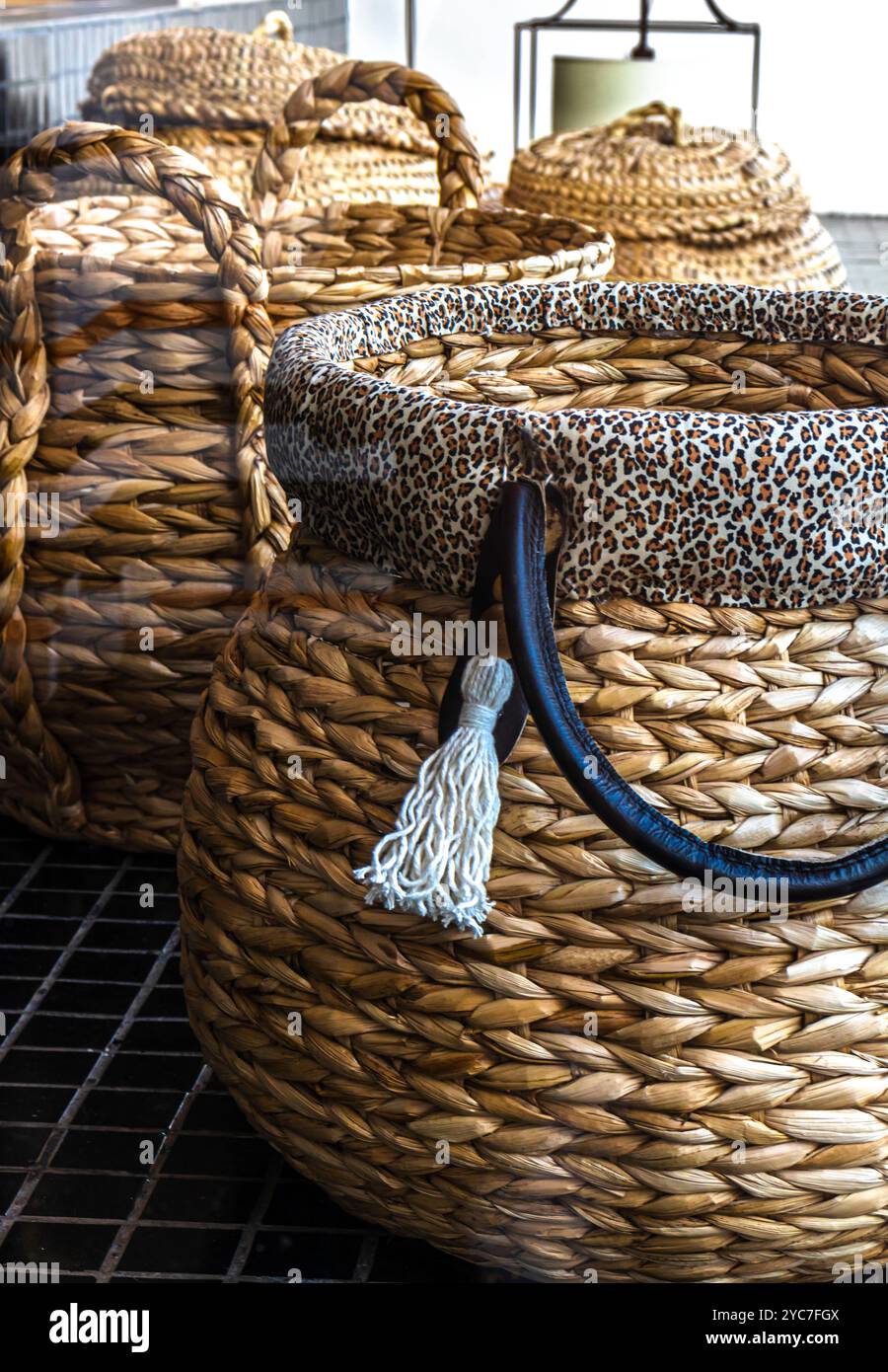 Hand woven baskets hi-res stock photography and images - Alamy