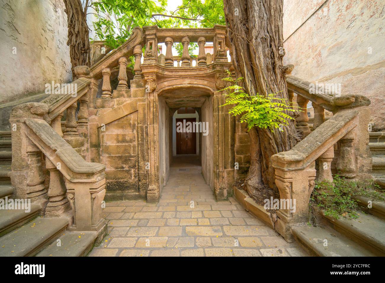 Municipal Library, Old Town, Gallipoli, Lecce, Salento, Apulia, Italy ...
