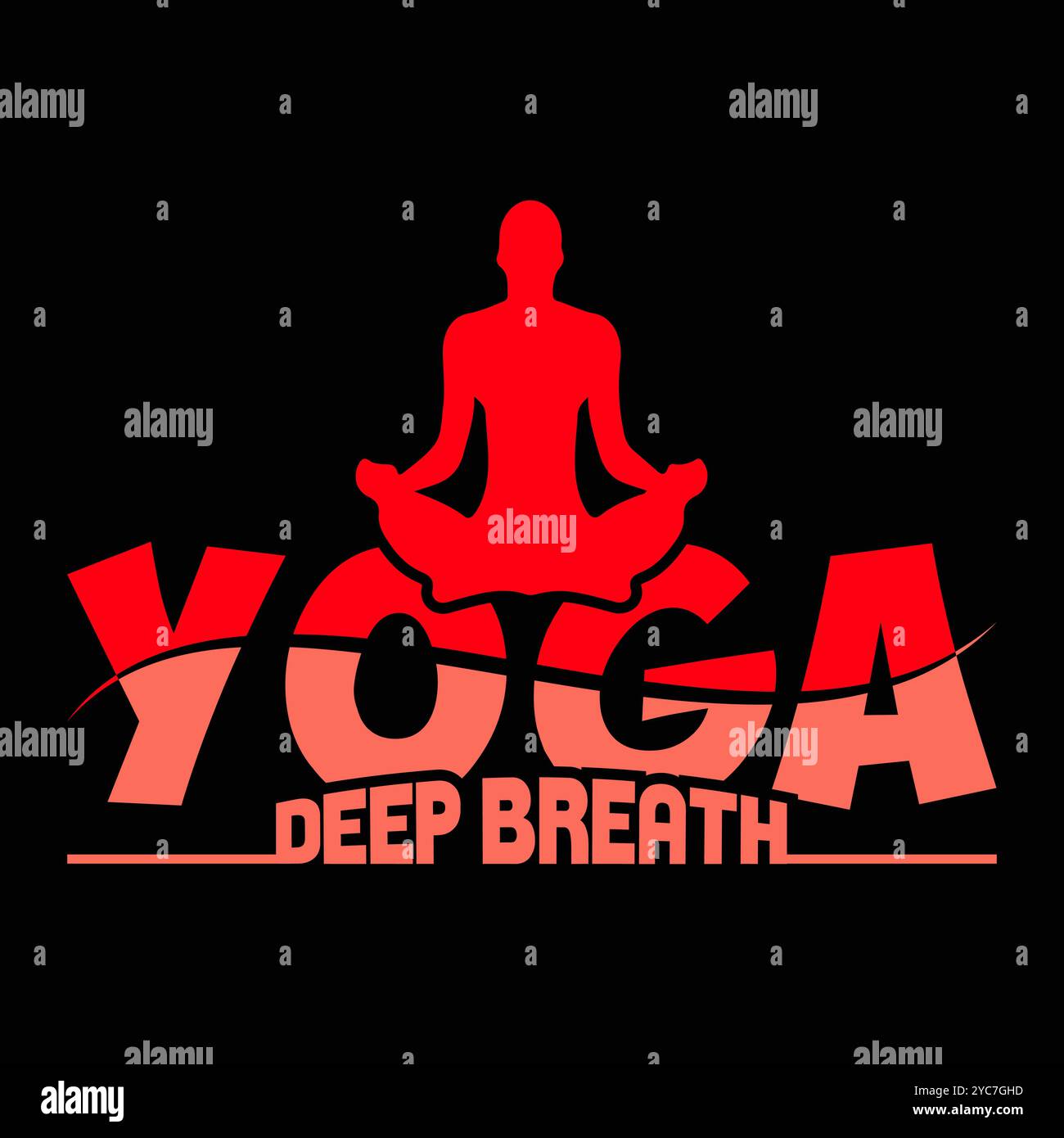 Yoga t-shirt design With Yoga Practice And Motivational graphic vector ...