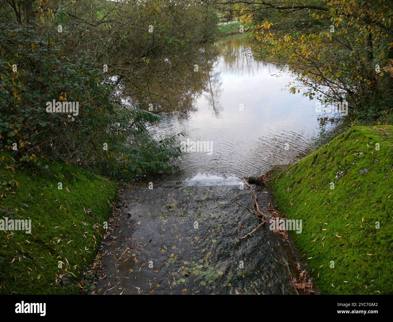 Water flows through mirror hi-res stock photography and images - Alamy