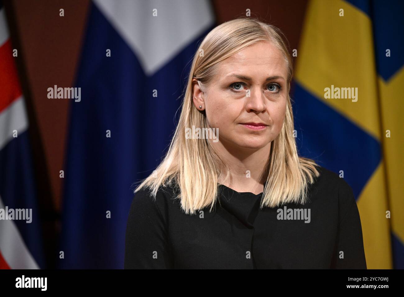 Berlin, Germany. 21st Oct, 2024. Elina Maria Valtonen, Foreign Minister ...