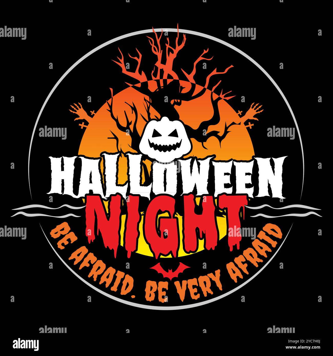 Halloween T-shirt Designs With Pumpkins, Monsters, Ghosts And Spooky ...