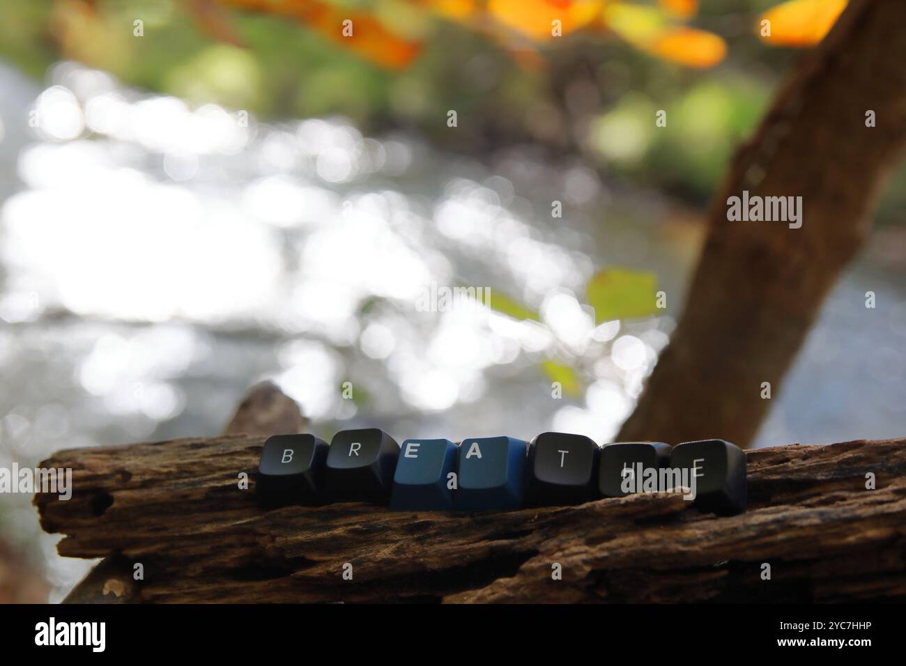 When Feeling Overwhelmed, Remember To Just Breathe Stock Photo - Alamy