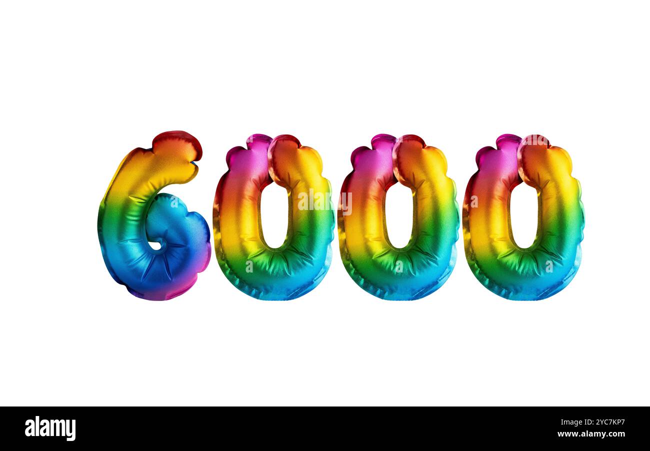 Number 6000 Cut Out Stock Images & Pictures - Alamy