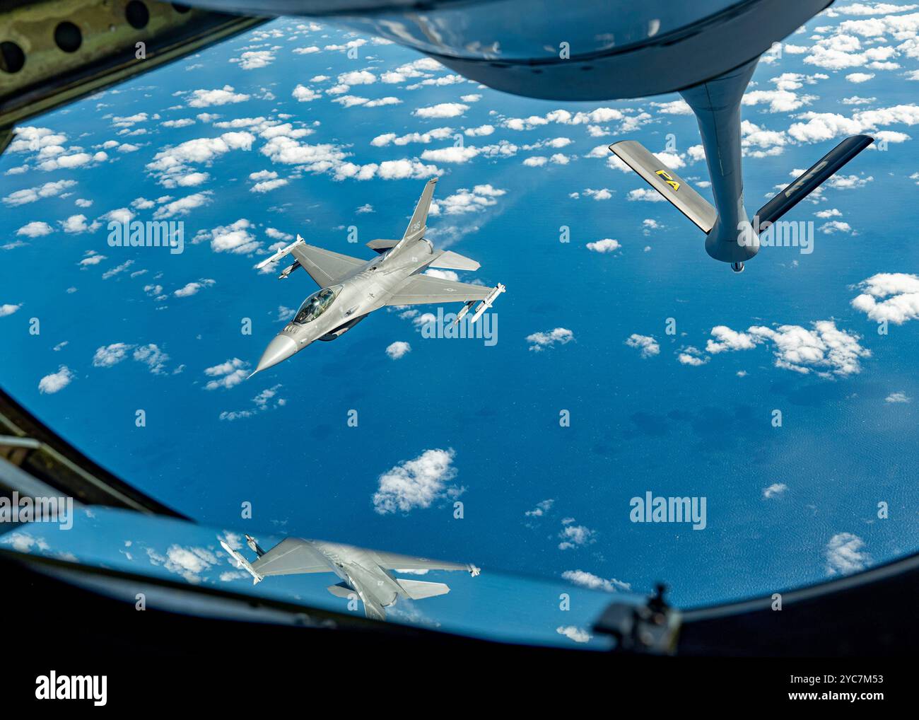 Atlantic City, United States. 10 October, 2024. A U.S. Air Force F-16C ...