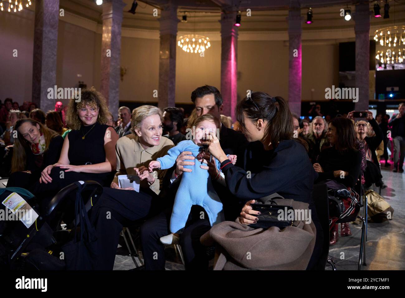 Madrid, Spain. 21st Oct, 2024. Siri Hustvedt, Sophie Auster, Spencer ...