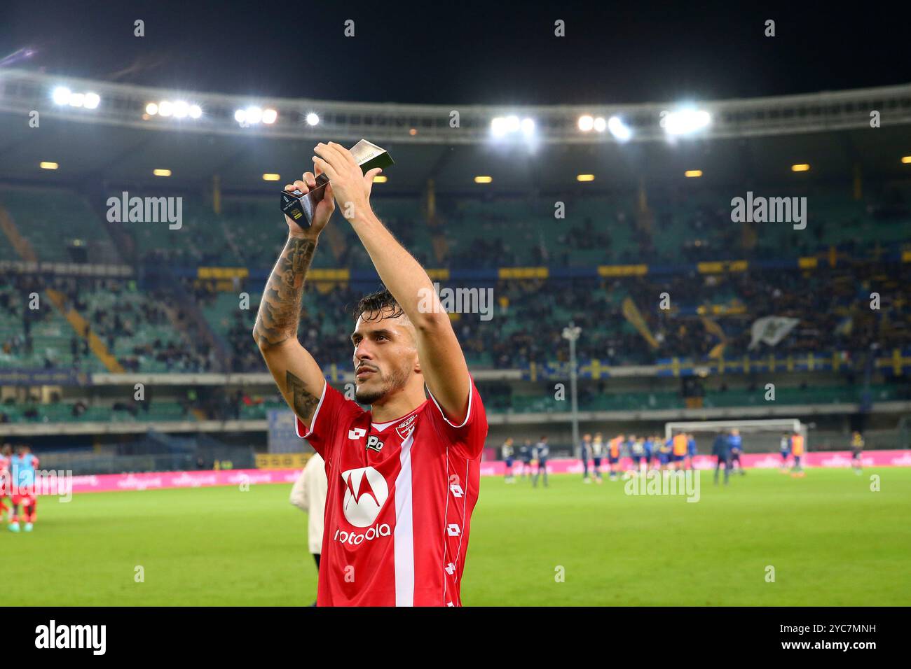 Verona, Italia. 21st Oct, 2024. Monza's Dany Mota Panini Player of the ...