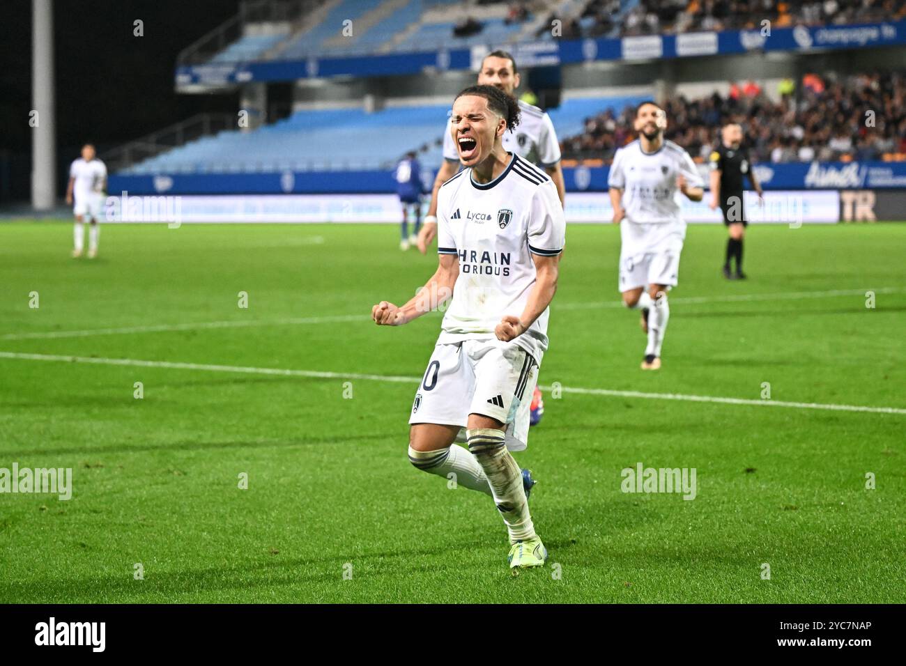 10 Ilan KEBBAL (pfc) during the Ligue 2 BKT match between Troyes and ...